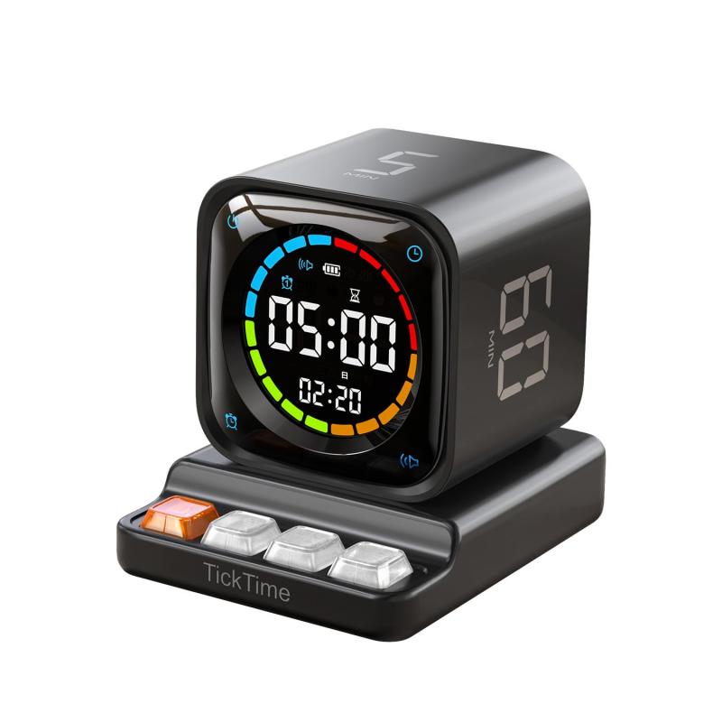 TICKTIME Clock 目覚まし時計 ポモドーロ タイマー Type-C充電 マグネット付き 日本語取扱説明書TICKTIME Clock は、目覚まし時計、ポモドーロタイマー、Type-C充電 を兼ね備えた多機能時計です。朝の目覚め...