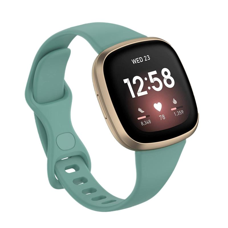 LICHIFIT fitbit versa4/versa3/sense2/sense用バンド ベルト 細い帯 替えバンド TPU製 柔らかい 通気 耐久性 スポーツバンド アクセサリー対応機種：fitbit versa4，fitbit ve...