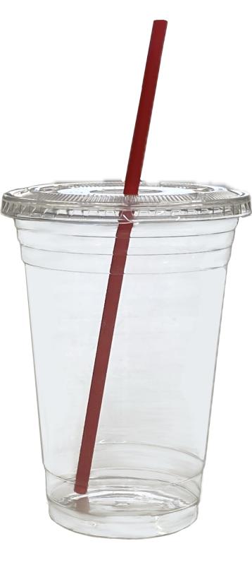 ニッチプラス(Niche Plus)テイクアウト用 クリアカップ 20オンス(600ml)専用平フタ付 50セット 20FL【COLD専用 テイクアウトカップ 専用フタ付】(ストロー別売) 丈夫で透明度の高いPETクリアカップΦ98×高14...