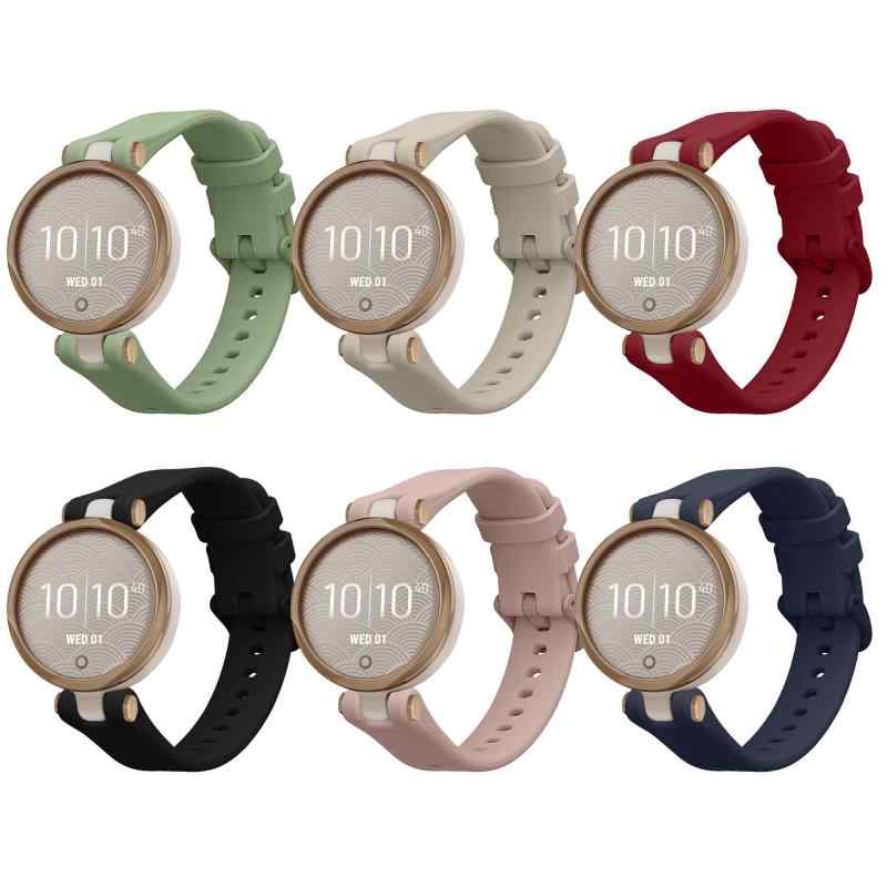 kwmobile 6x Garmin Lily Sport対応 バンド - 交換ベルト シリコンバンド ソフト TPU 耐久性 - マルチカラーぴったり: Garmin Lily Sport対応リフレッシュ: あなたの古くなったスポーツウォ...