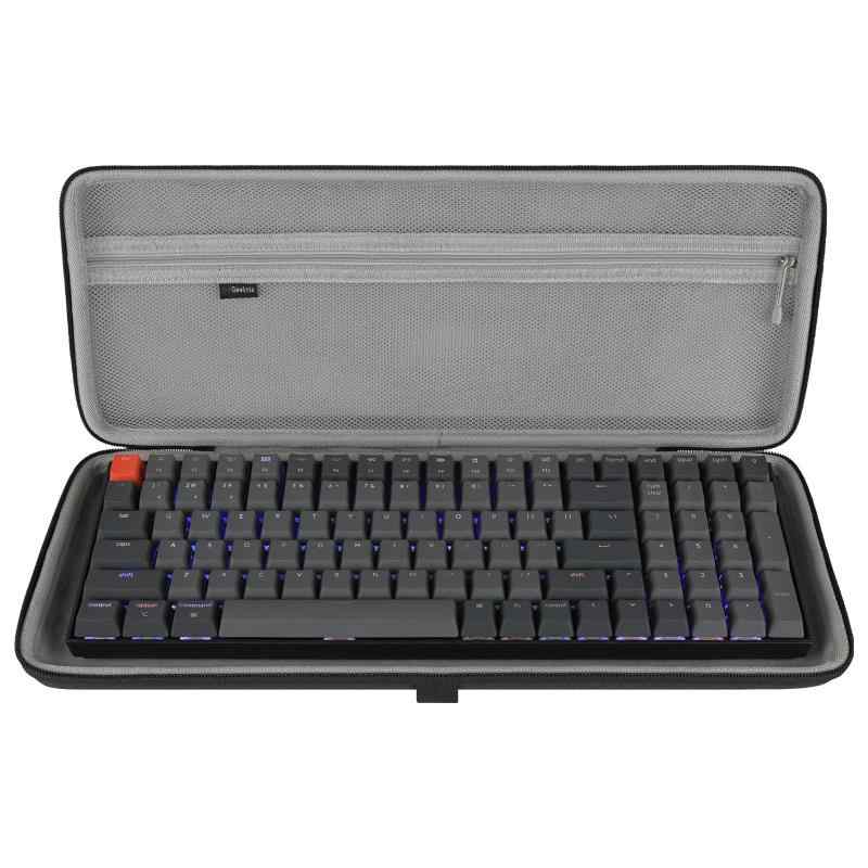Geekria 90%-96% キーボードケース、100キーコンピュータメカニカルゲーミングキーボード用ハードシェルトラベルキャリングバッグ、Keychron K4 / K4 HE、RK Royal KLUDGE RK96/RK100、nu...