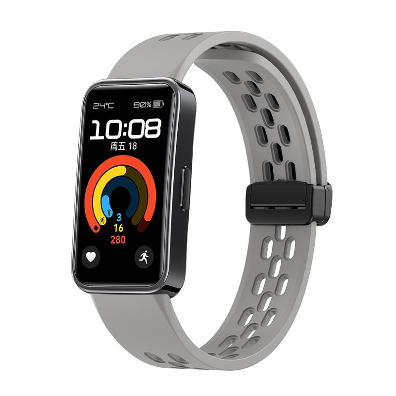 [Asvufeyy] バンド for Huawei band 10/band 9/band 8 対応 シリコン ストラップ ループ スポーツバンド ファーウェイバンド10/9/8 交換ベルト時計ベルト 換えバンド防水性 軽量 Huawei ...