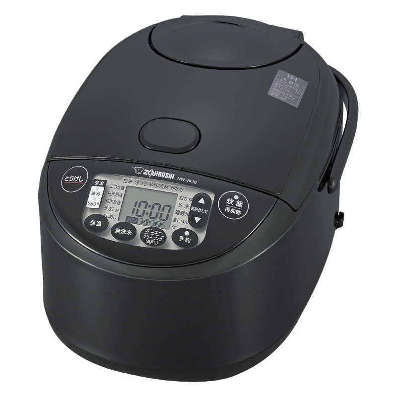 象印マホービン 炊飯器 1升 ブラック NW-VK18-BA強火で炊き続け、うまみを引き出す「豪熱沸とうIH」