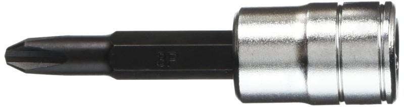 京都機械工具(KTC) 9.5mm (3/8インチ) クロスビットソケット No.3 BT33P差込角(mm):9.5全長(mm):71刃先:[[(+)]]No.3