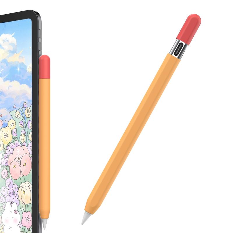 AhaStyle 超薄型 Apple Pencil (USB-C) シリコン保護ケース 滑り止め Apple Pencil (USB-C) 2023のみに適用互換性：このソフトシリコンスリーブはApple Pencil (USB-C) 20...