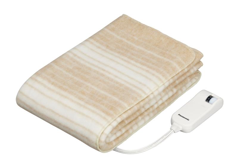 パナソニック 電気しき毛布 シングル 丸洗い可 室温センサー付 ベージュ