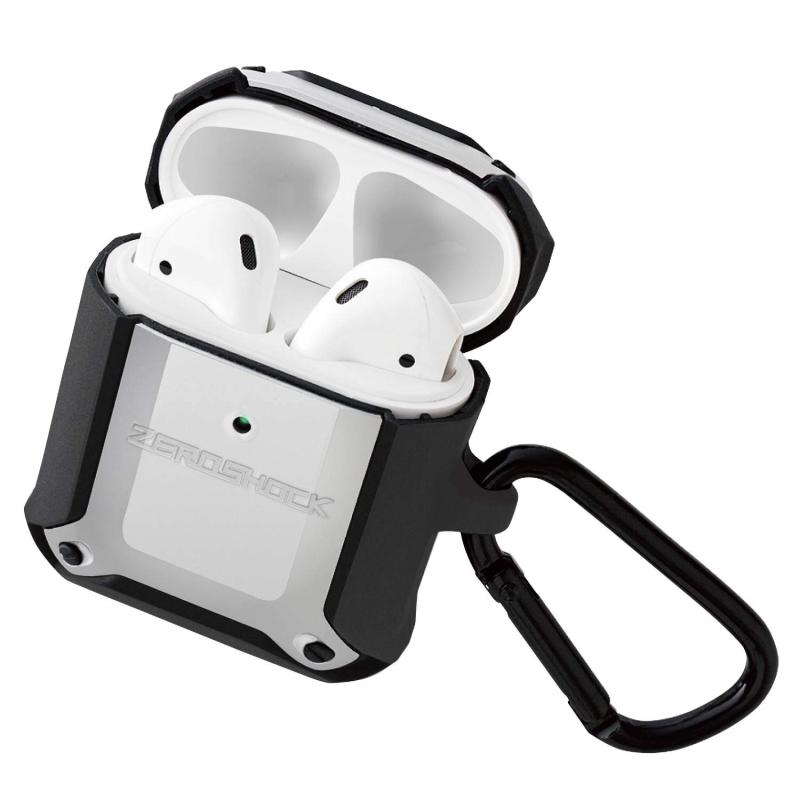 エレコム airpods ケース ZEROSHOCK 2019/2016発売モデル対応 レッド