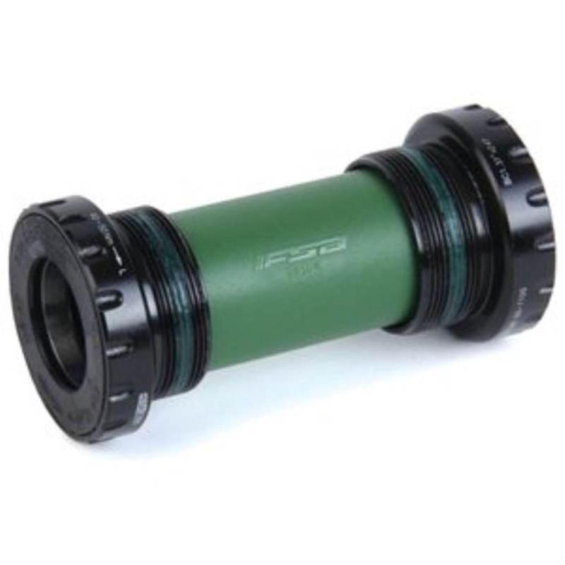 FSA Bb-7100-V-drive Nbd Megaexo ボトムブラケット特大カートリッジベアリング。鍛造合金とCNC機械加工の外部カップ。ダブルOリングシール付き合金センタースリーブ。