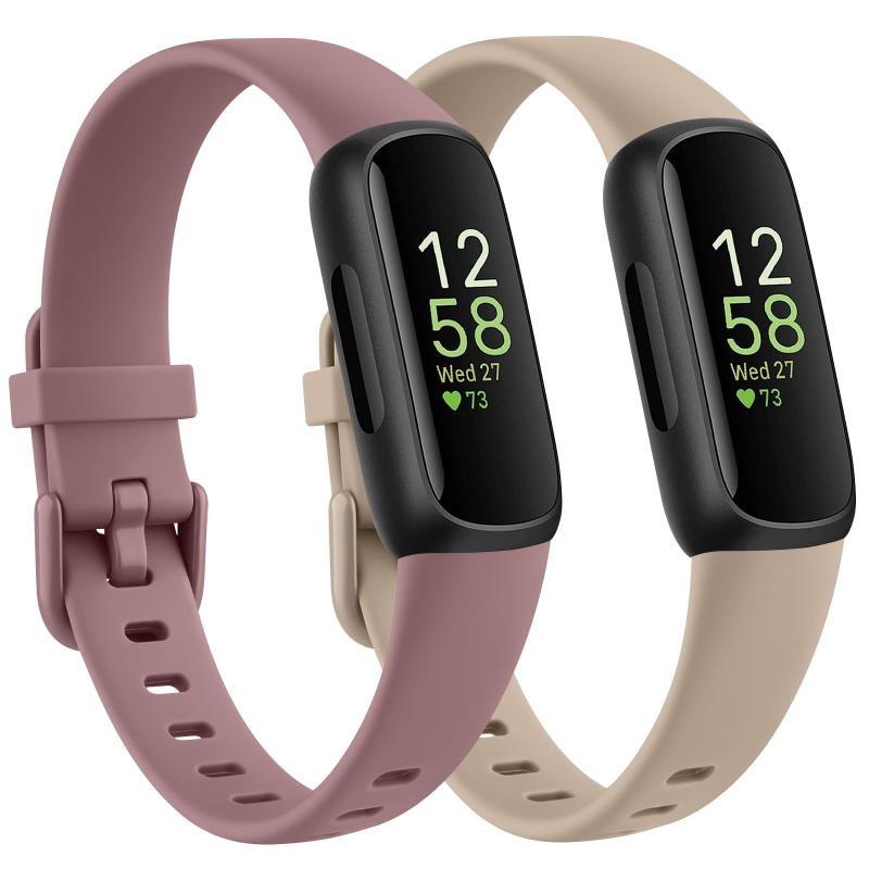 バンド for Fitbit Inspire3 交換ベルト 柔らかい シリコンバンド 調節可能 (Inspire/Inspire hr には非対応)【対応機種】Fitbit inspire 3対応 バンド 、男女兼用の設計です。♲高品質のシ...