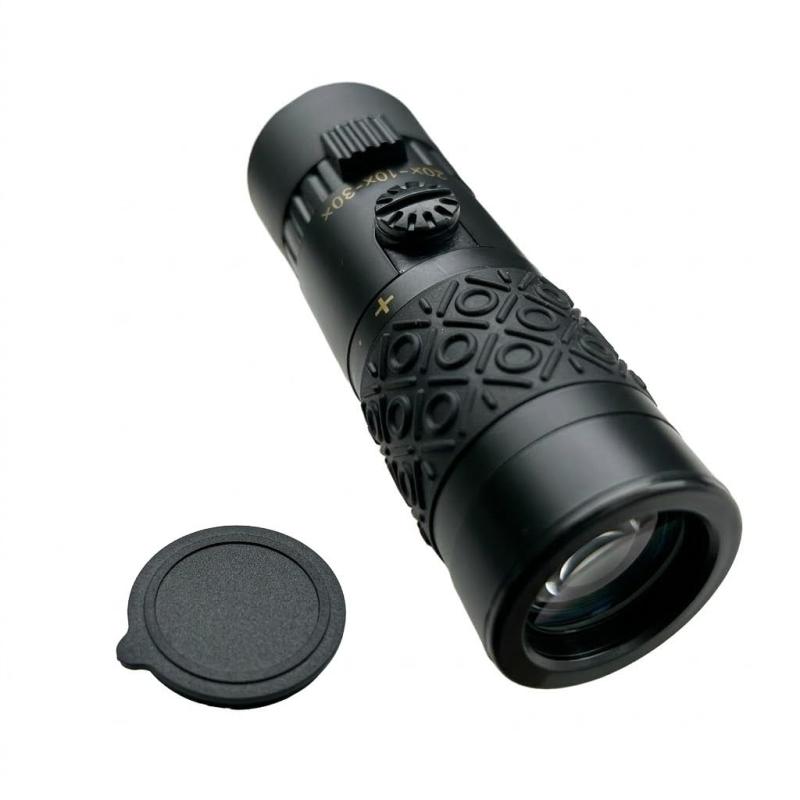 【I.KImport】10‐30x21 単眼鏡 望遠鏡 単眼望遠鏡 10倍～30倍 21mm口径 小型 コンパクト 軽い 小さい 便利 双眼鏡 高倍率 看板確認 案内図確認 旅行 山登り キャンプ モノキュラー 一眼鏡 ケース ス【ポケット...