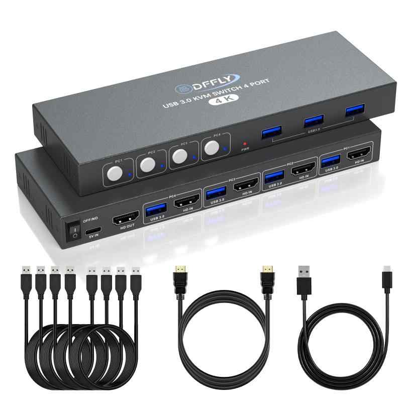 HDMI KVM切替器 2入力1出力