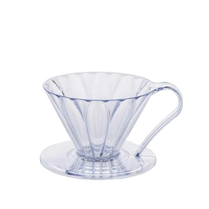 三洋産業 CAFEC トライタンフラワードリッパー CUP1 1杯用 クリア TFD-1本体サイズ:W131×D102×H79mm本体重量:80g材質:飽和ポリエステル樹脂 トライタン（耐熱温度100度/耐冷温度-20度）生産国:日本容量:...