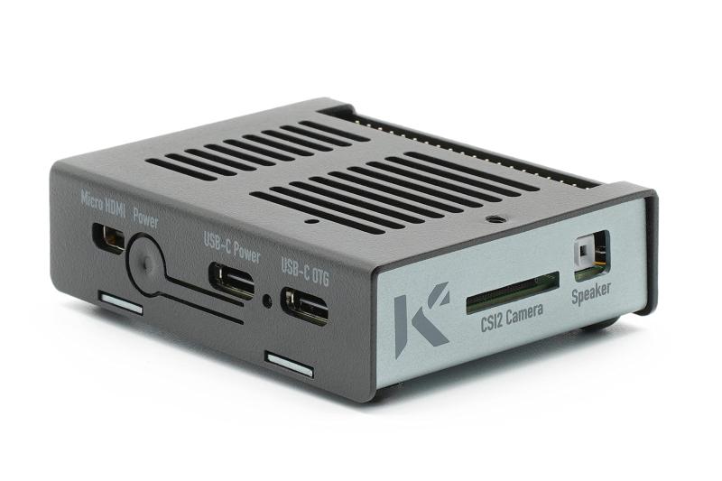 KKSB ケース Coral Dev Board Mini 用この新しい KKSB Coral Dev ミニ ケースはアルミニウム製で、パウダーコーティングされた黒いカバーと陽極酸化処理されたグレーのベースが施されています。このケースは高効...