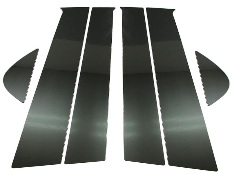 BRIGHTZ ヤリス 210 10 15 超鏡面ステンレスブラックメッキピラーパネル バイザー無用 6PC 【 PIL－BLA－400 】 KSP210 MXPA10 MXPH10 MXPH15 MXPA15 210 10 15同一商品で...