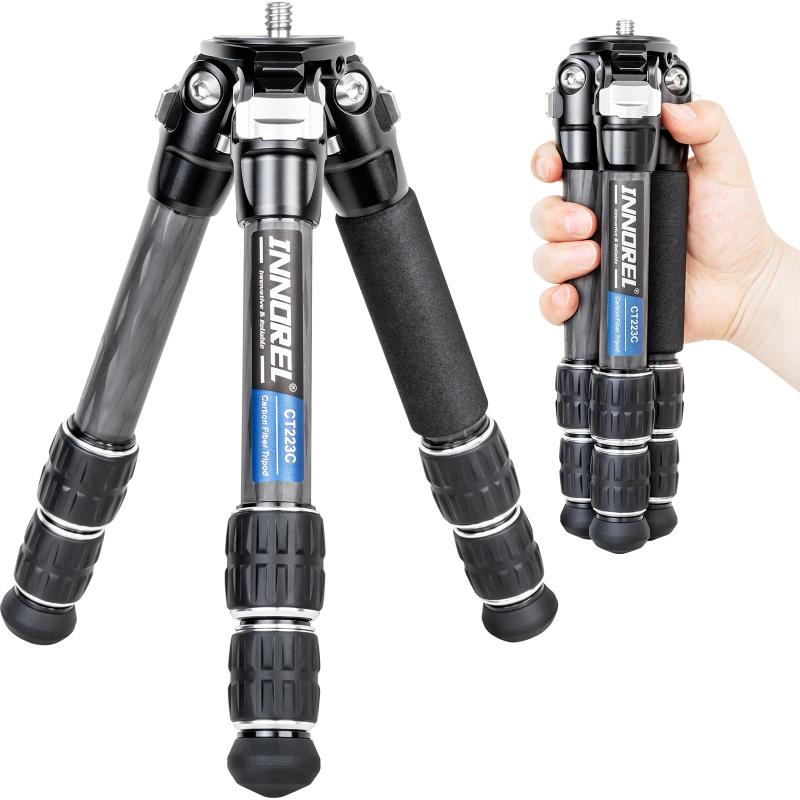 INNOREL 三脚 ミニ カメラ用 卓上三脚 カーボンファイバー CT223C