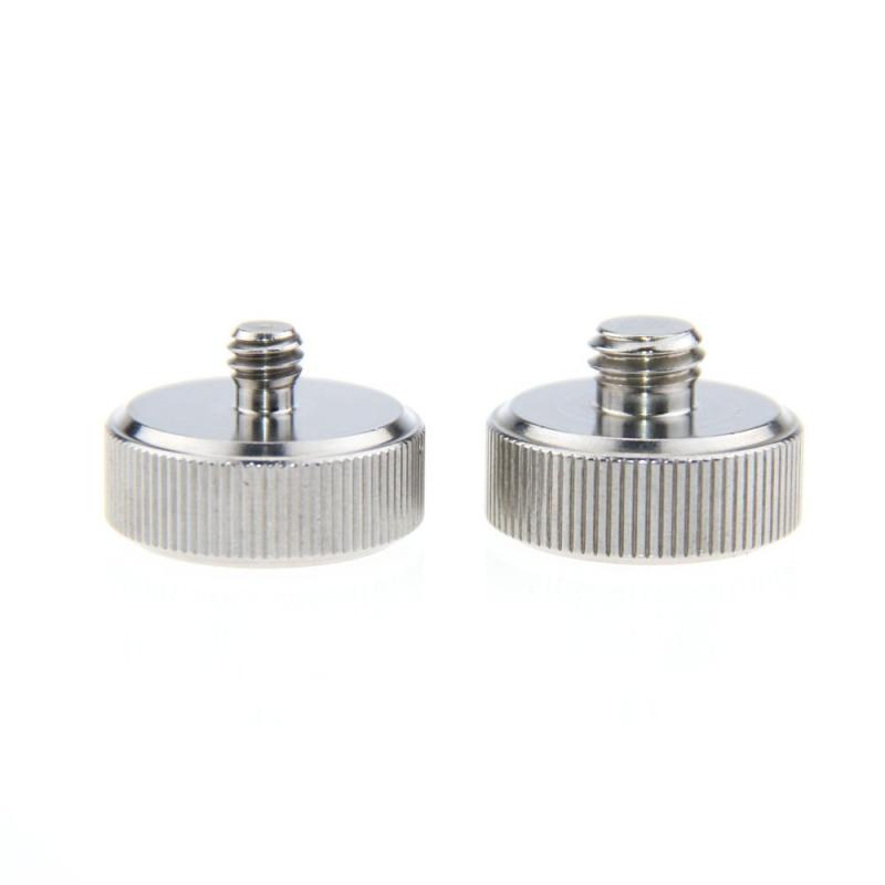 CAMVATE 1/4"メス変換3/8"オス＆3/8" メス変換1/4"オス 三脚ネジアダプター DSLRカメラ三脚、一脚ヘッド用特徴：三脚ネジアダプターパック含め 1/4"オス変換3/8&...
