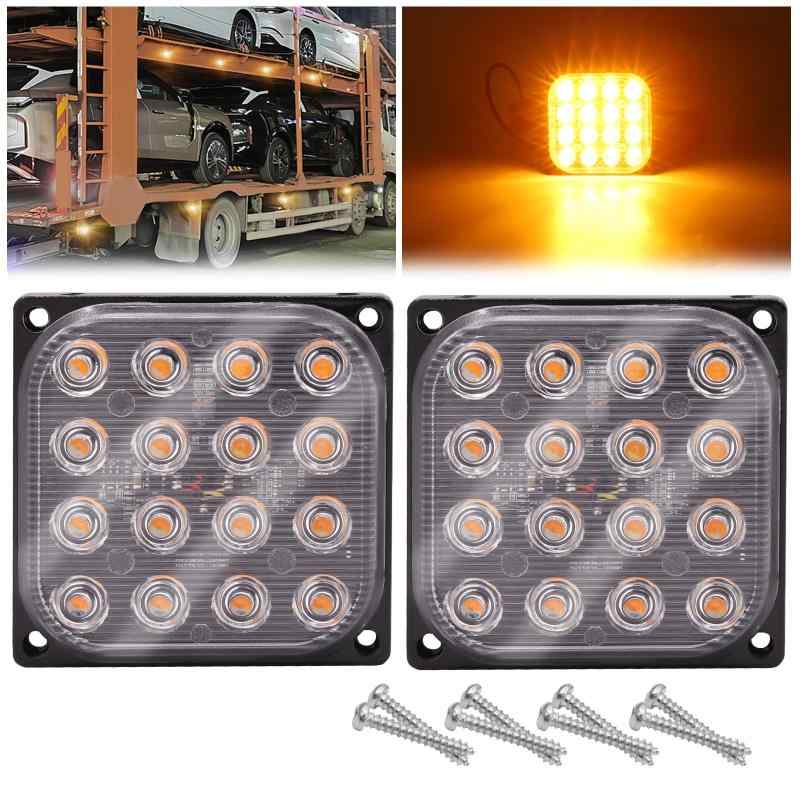 LED トラック サイドマーカーランプ 14LED 16LED 高速点滅