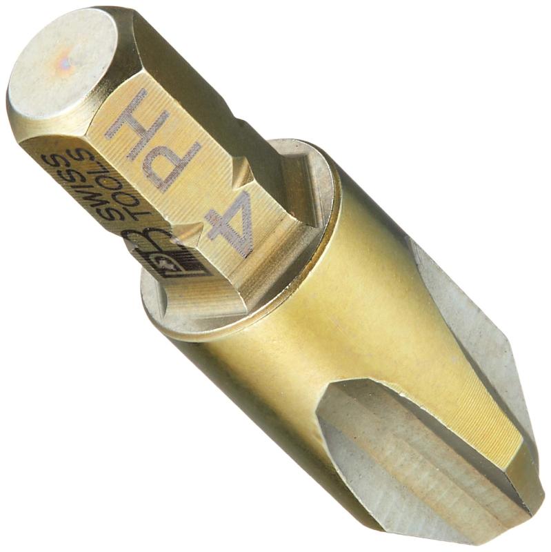 PB SWISS TOOLS C6-190-4 (PH)プラスビット(ショート)刃先：［［＋］］4 全長(mm)：33 差込角：1/4インチ(6.3mm)hex 差込角：1/4インチ(6.3mm)hexシャンク径：6.35mm