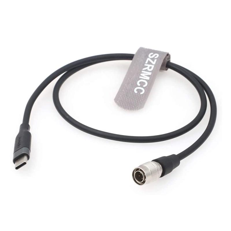SZRMCC USB CType-CからHirose4ピンオスPDトリガー電源ケーブル（ズームF4 F8サウンドデバイス用）688 644 633このUSBType-C PDトリガー電源ケーブルは、レコーダーズームF8 / F4、サウンドデ...