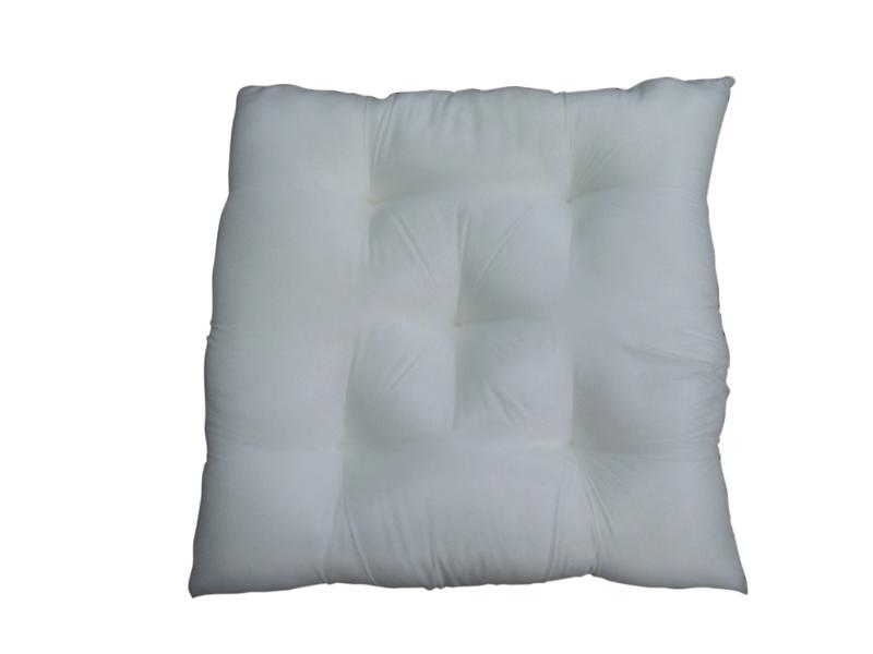 蜂屋 HACHIYA シートクッション 40cm 中身 ポリエステル綿 日本製 自社工場 国産 洗える 中材 白 40×40cmサイズ:40×40×7cm安心の日本製。自社工場でひとつひとつお詰めしていますやさしく押し洗い【素材】 ポリエス...