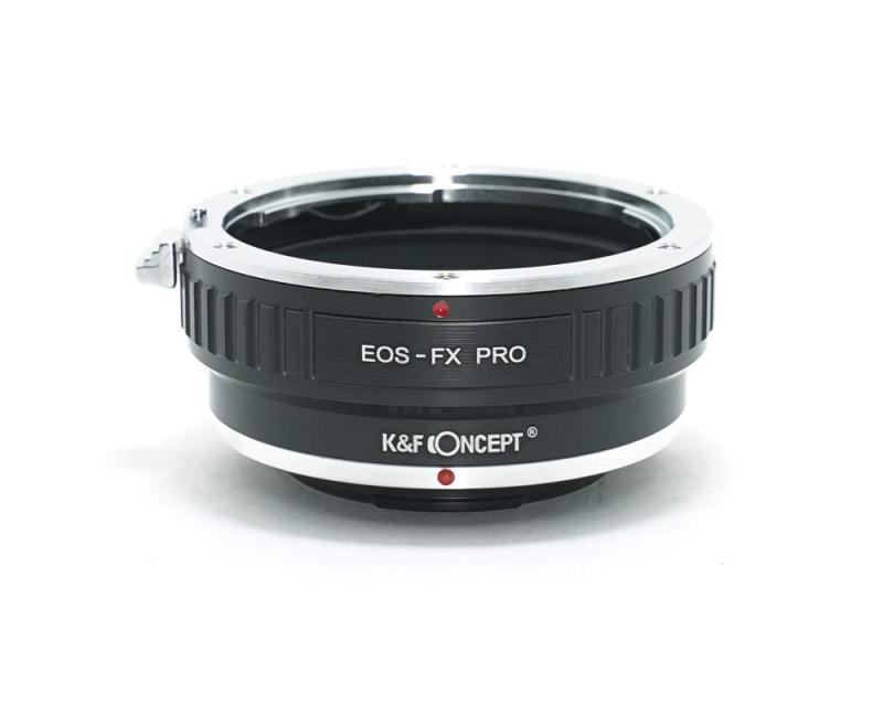 K&amp;F キャノン対応 EOS EF(EF-S)レンズ-フジX FX マウントアダプター PRO レンズクロス付 ef-fx-pro (KFFXPRO)安心国内サポート。今なら無料レンズクロス1枚プレゼント（色は選べません）対応レンズ...