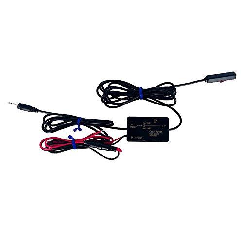 AM/FM/VICS 用受信ブースター付フイルムアンテナ AR-1600・ブースター利得：AM 10dB±2dB / FM 15dB±2dB　電圧：DC12V 専用　電流25mA　インピーダンス：50Ω　ケーブル長：IN 2000mm　OU...
