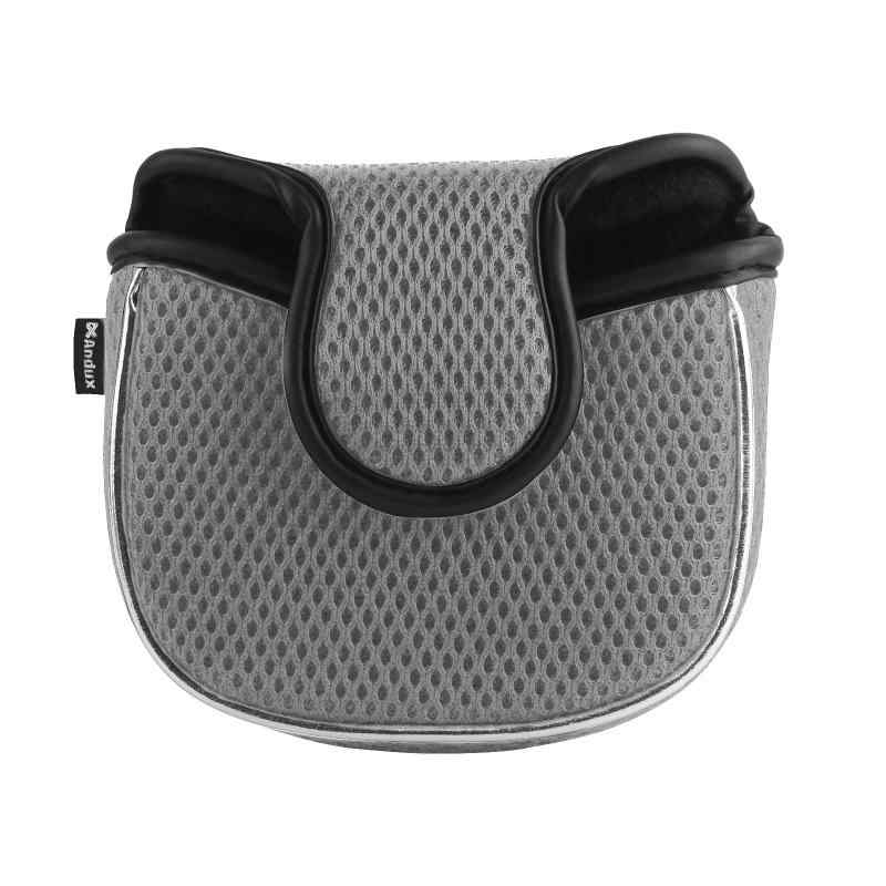 Andux ゴルフパターカバー 四角型 メッシュ パターヘッドカバー MT/TG14カラー:グレー、黒、赤四角型のデザインでパターカバーの着脱がとても便利です。パターにフィットして、プレー中や移動中に生じるへこみや損傷から守れるようデザイン...