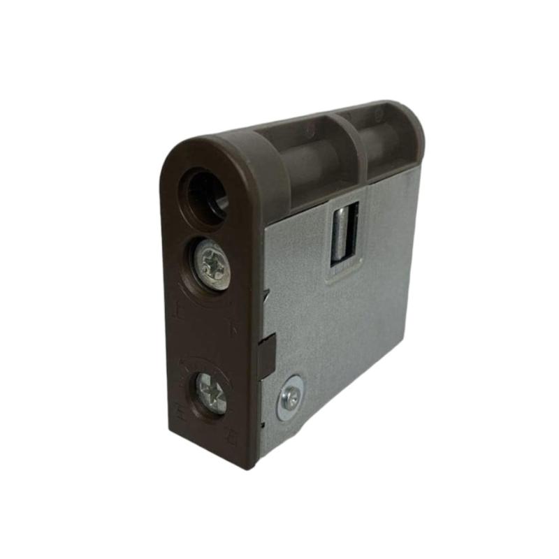 家研販売 木口付け用 建具用戸車 WX5-Y4●取付け穴:43mm<br>●特長:上下±3mm・左右±2mmの調整が可能●コマ形状:Y型(ツバ幅5mm以下)<br>●コマ直径:30mm●レール形状:Y型(溝幅5mm以...