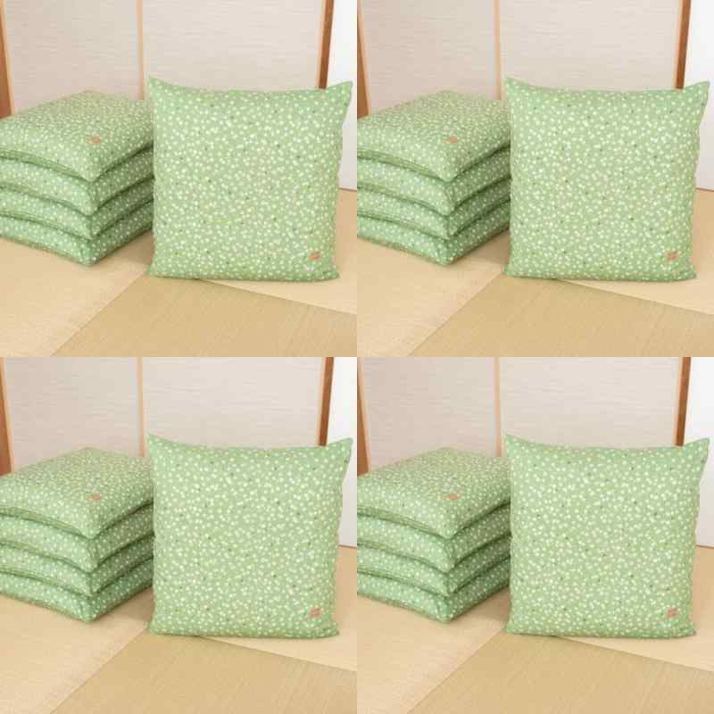 HAPPY SINGU RABO 【 日本製 】 座布団カバー 【 さくら模様 】【 木綿日和 】綿100％ ざぶとん カバー 三河産 和室 洋室 来客用 普段使い 業務用 飲食店 業務用 公民館 集会所 来客用 法事 会議室繊維の街、愛知...