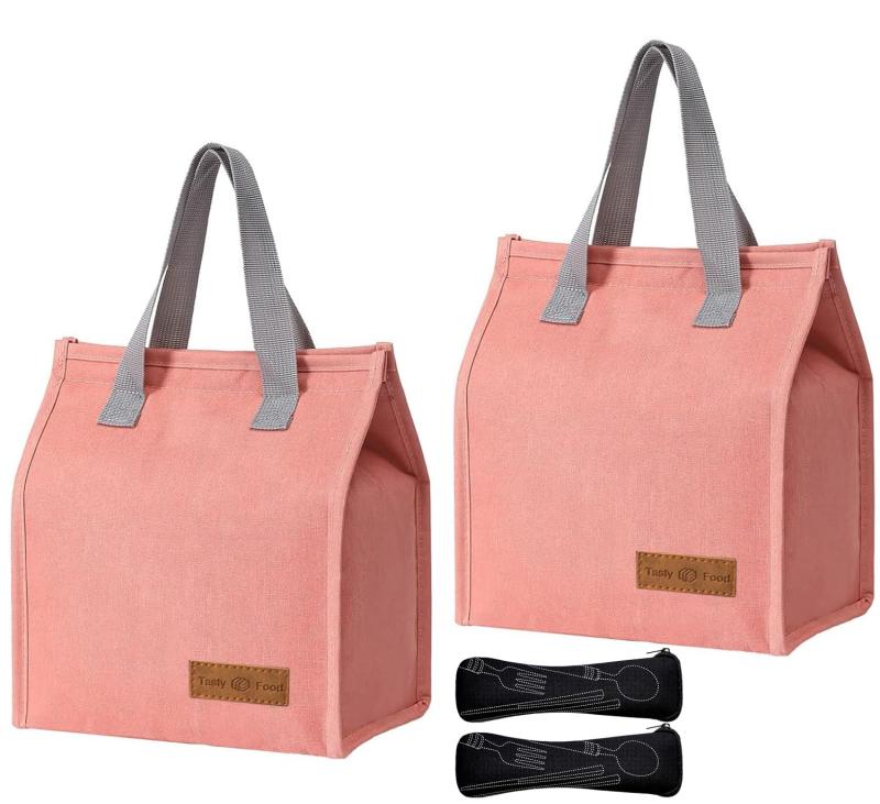 ランチバッグ 保冷バッグ 大容量 断熱袋 厚手保温バッグ ランチトートバッグ 保温バッグ 通勤 通学 ピクニック 仕事 オフィス 旅行用 男女兼用 1つの食器収納バッグランチバッグ 保冷バッグ 大容量 断熱袋 厚手保温バッグ ランチトートバ...