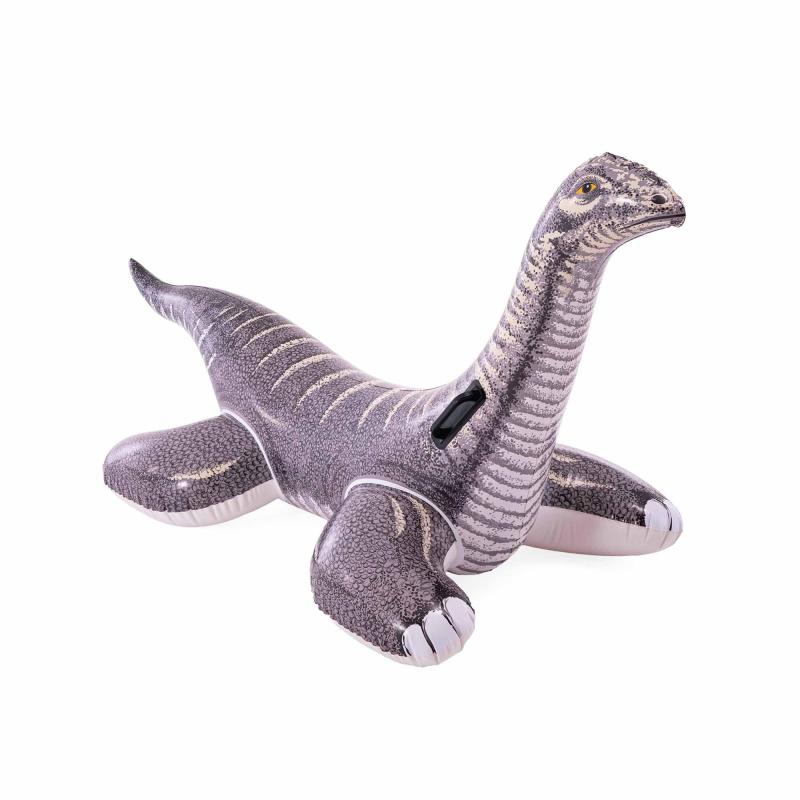 Intex ライドオン ブロントサウルス 空気注入式浮き輪 178 x 94 cm リアルなデザイン 安定性のための広い土台 グリップハンドル 3つの空気室 高耐久ビニール 40 kg +3年 (57584)水の中の恐竜 - 膨張式ブロント...