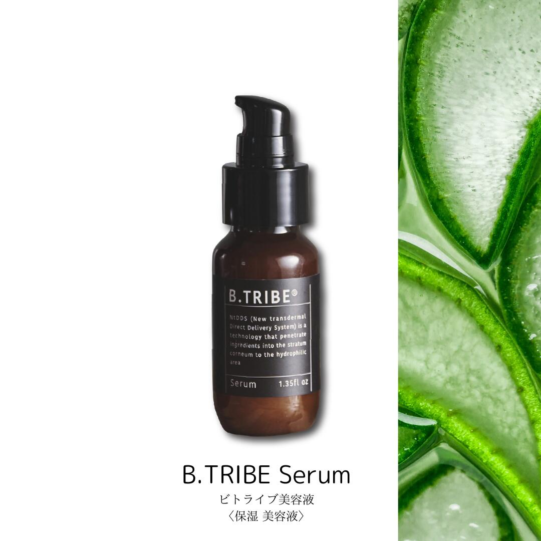 B.TRIBE Serum 【販売名】ビ.トライブ 美容液〈保湿 美容液〉 【原産国】JAPAN 【内容量】 40mL年齢肌のハリが気になる方にご体感してほしい美容液。 角層内部のセラミドを保湿・保水バランスを整えながら、ハリのある弾力肌へ...