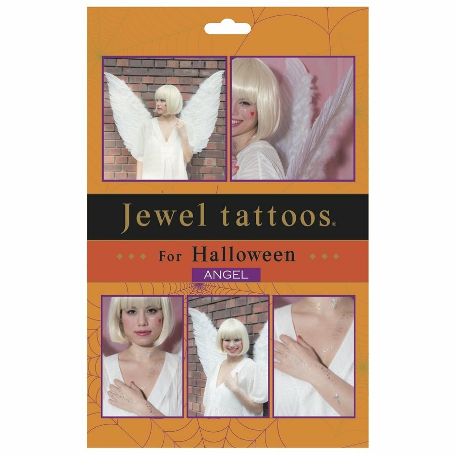 商品情報商品説明●商品説明：海外セレブから火が付いたアクセサリー感覚で楽しめるタトゥーシール。水だけで簡単に貼ることができちゃいます。テレビや雑誌等で数多く取り上げられ話題となったJewel　tattoosから登場した光るネオンタトゥーを加...