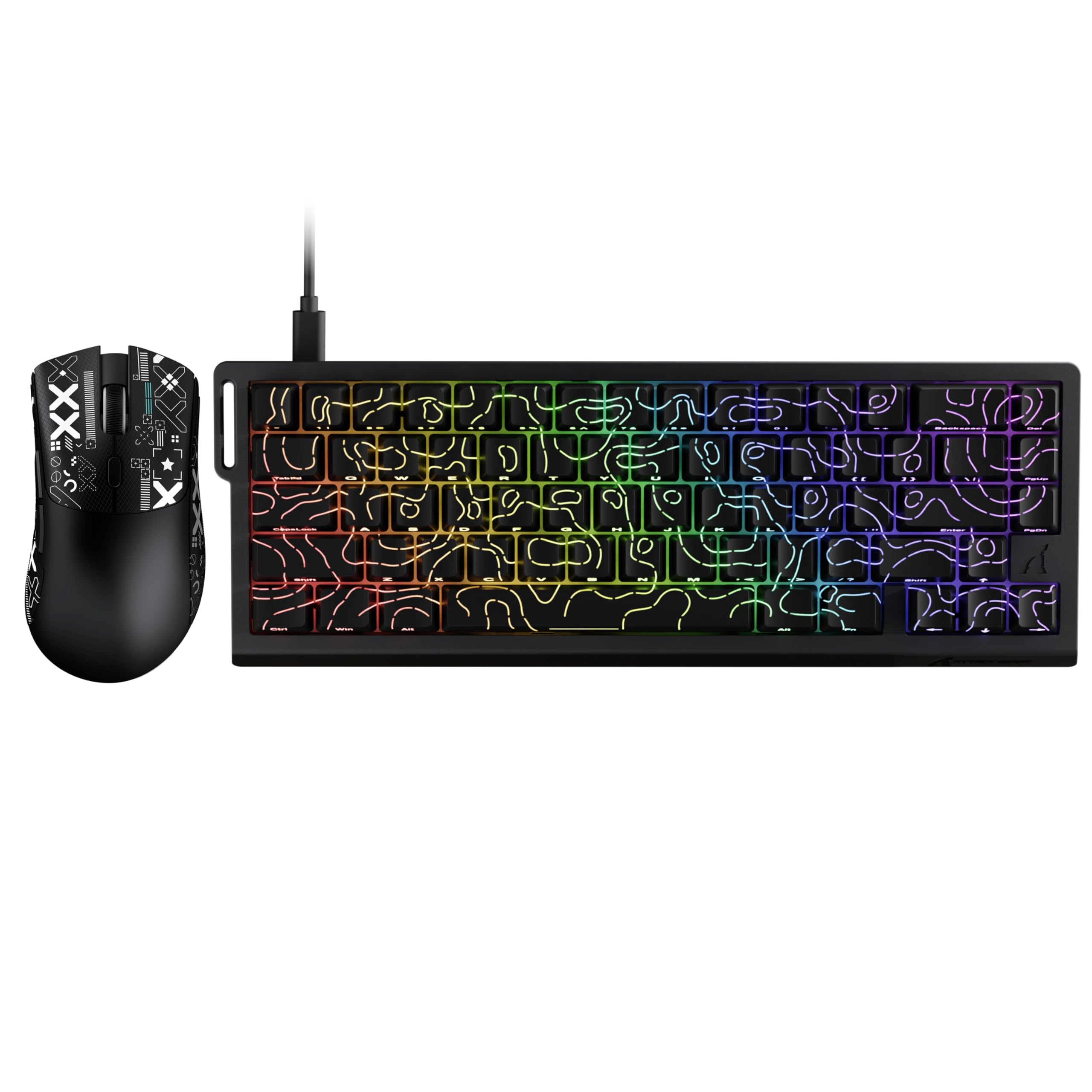 ・【X68HE】超人気のATTACK SHARK X68HEラピットトリガー キーボード有線、伝送速度8Kで、迅速なトリガーが可能で、反応が良く、正確です。 場所を取らない68キーレイアウトのフルキーボードです。あなたのゲームに最適です。・...