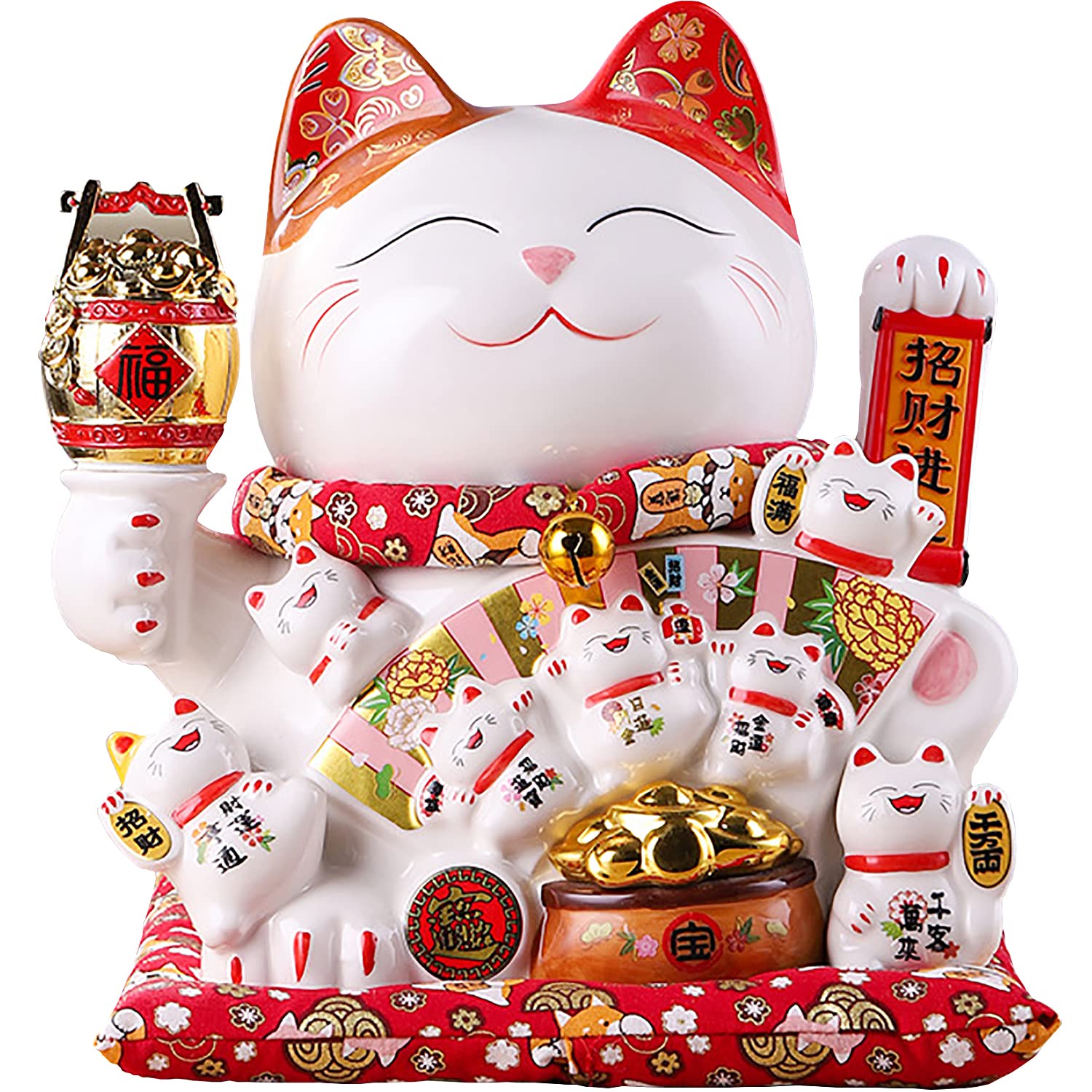 ・※※※粗悪な模倣品を出品している業者にご注意ください。「販売元： EnergyPower 出荷元：」のみが正規品です。※※※・古く江戸時代に生まれた招き猫は、そのかわいらしい外見と、幸せを呼び込むご利益で人気となり、庶民の間で広く親しまれ...