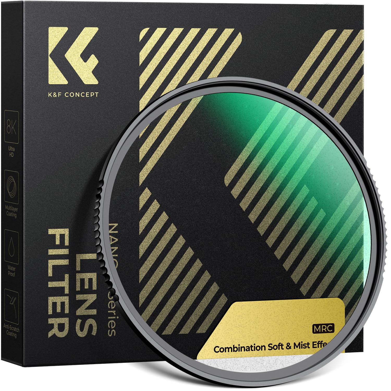 ・【1枚2役】K&F CONCEPT Combination Soft & Mist フィルターは、K&F CONCEPT Vintage Softとブラックミストフィルターを組み合わせ、ソフトフォーカスおよびソフトライト効果を実現します。...