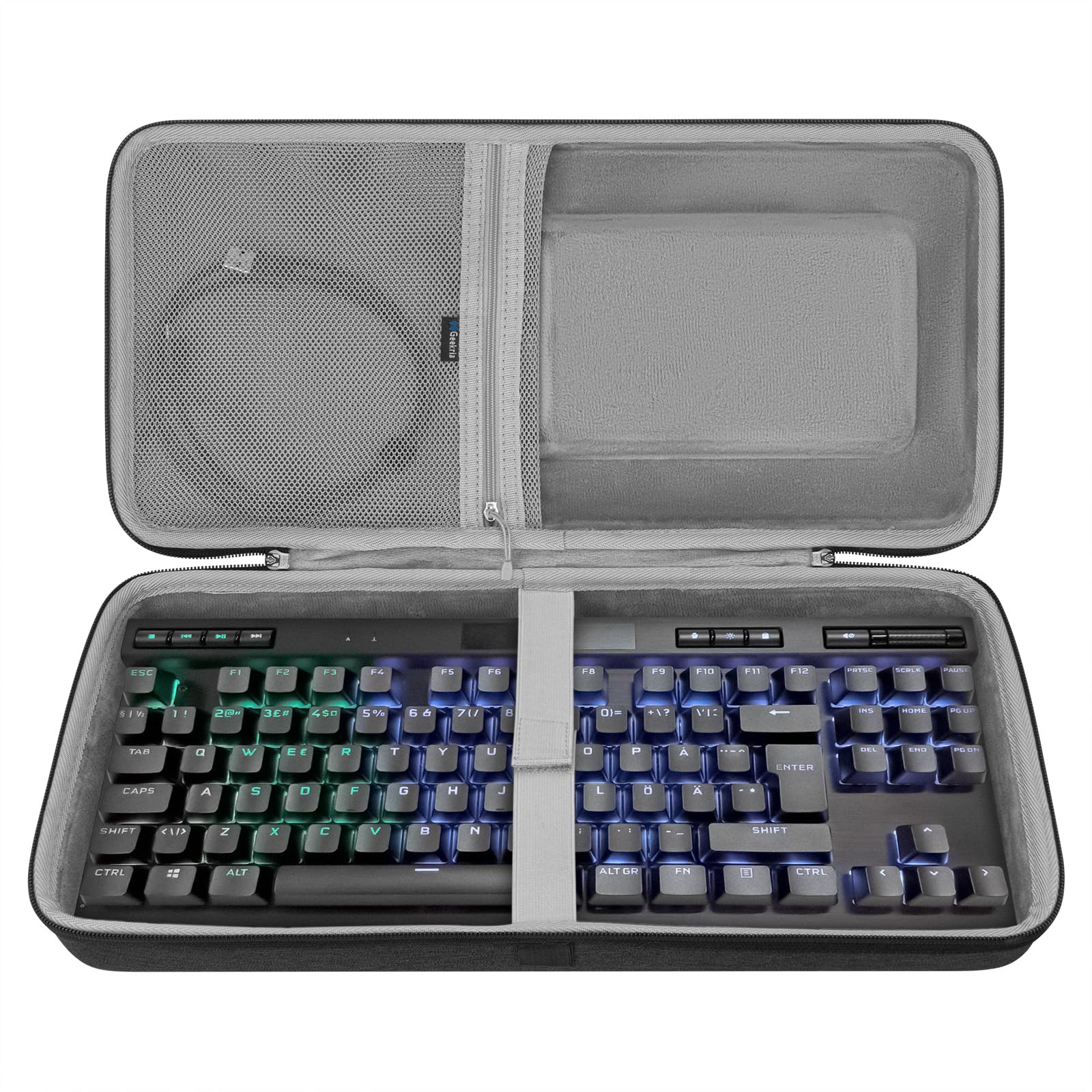 Keyboard Case Compatible with (not limited to): - Compatible with RK ROYAL KLUDGE M87 case. - Compatible with Keychron V...