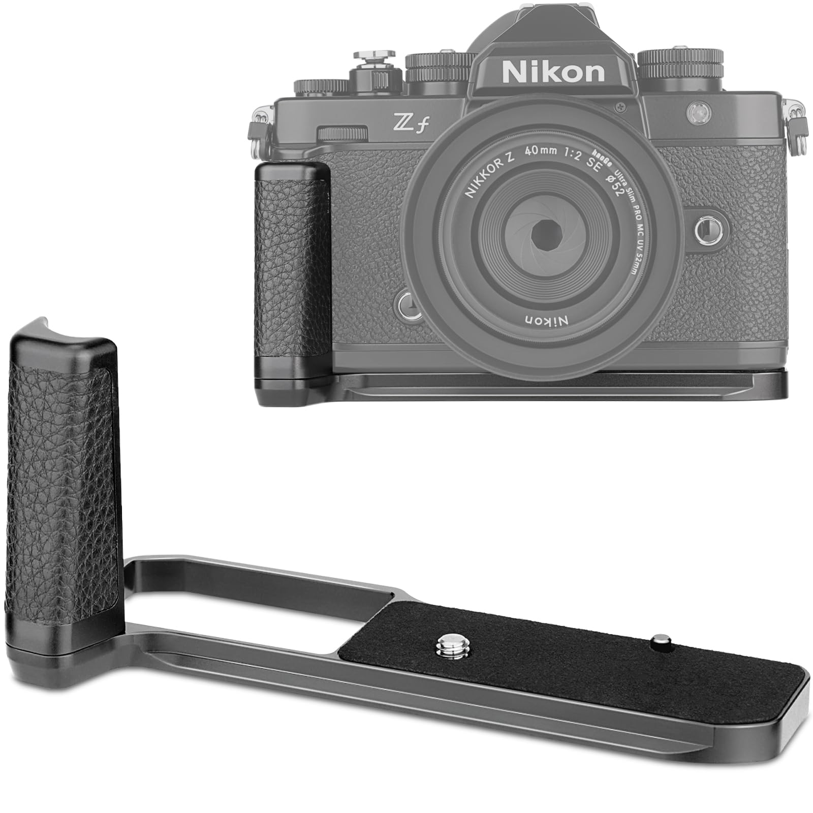 ・Haoge HG-ZFB ハンドグリップは、Nikon zfカメラ用に設計されています。・バッテリーパックやI/Oポートに簡単にアクセスできます。・CNC精密機械加工、表面にはテクスチャード加工のマイクロファイバーレザーを使用。・Arca...