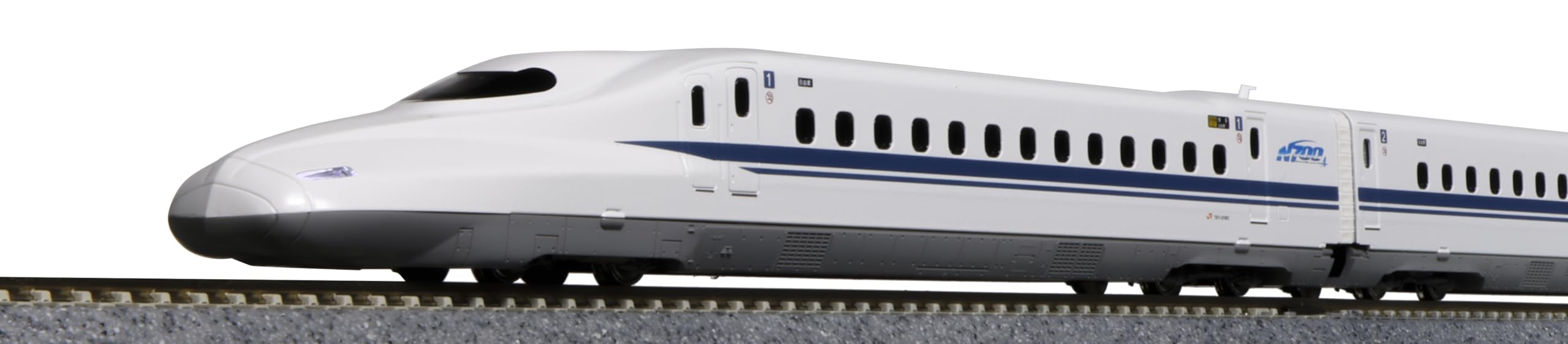 ・編成の車番はJR東海所属のX65編成で製品化。「A」の文字が追加された車体側面のロゴマーク、2000番台に改番された車番や記号をXに改められた編成番号を再現。・エアロ・ダブルウイング形の先頭部を的確に再現。特徴的な車体間の全周ホロを再現。...