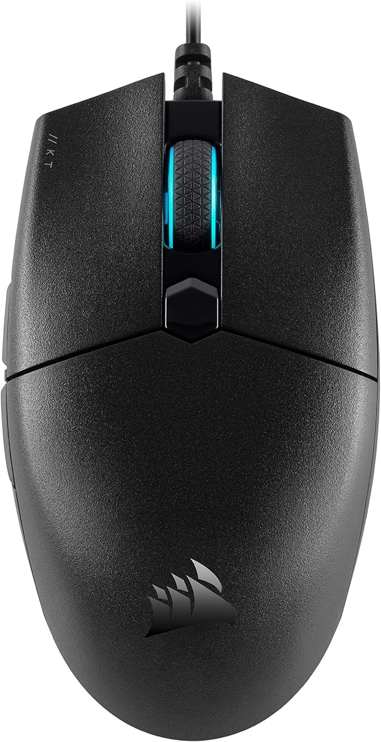 ・重量69gの軽量コンパクトゲーミングマウス・つかみ持ちとつまみ持ちに適した、軽量で左右対称のデザインを採用・カスタム可能な6個のマクロ登録対応ボタン、3つのDPI設定・CORSAIR iCueソフトでライティング・ボタン・マクロ設定・DP...