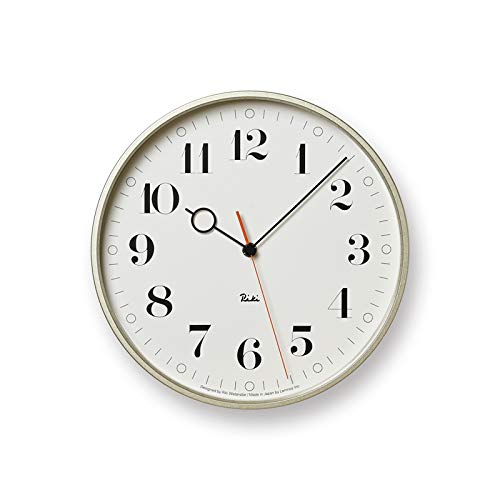 ・【サイズ（約）】直径25.1×奥行6cm・【重さ（約）】1080g・【素材】アルミニウム、ガラス・【原産国】日本　【電源】単三乾電池1本・【デザイン】 渡辺 力説明 1981年、クロックデザインにひとたび区切りをつける最終期の作品。 メガ...