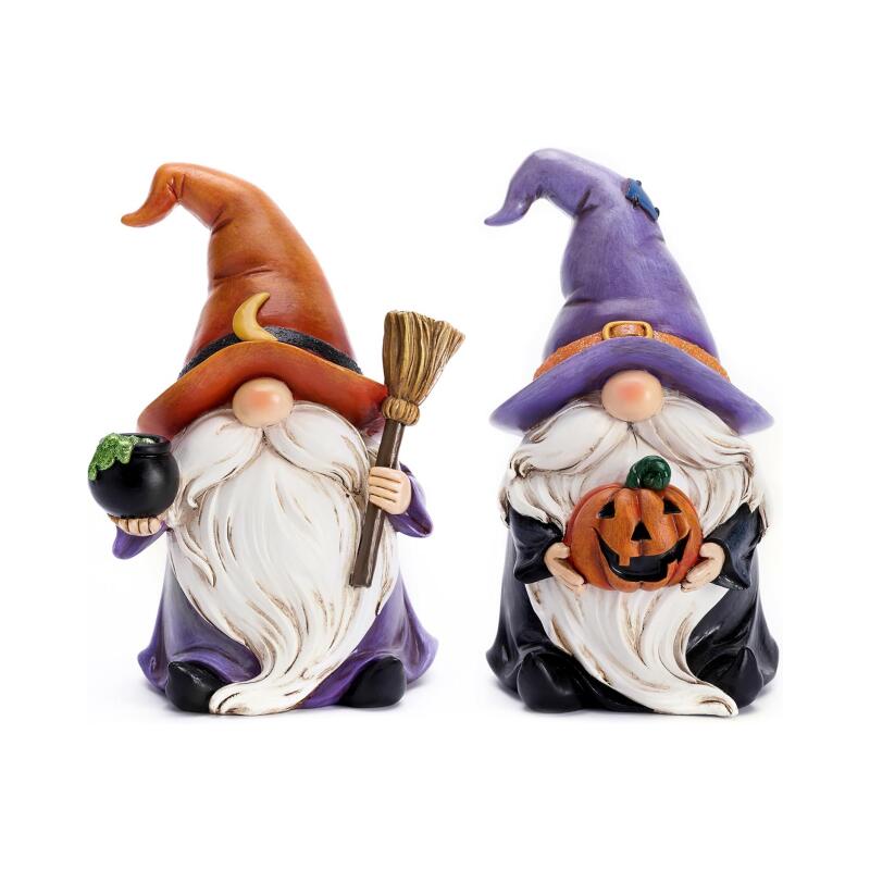 商品説明 商品仕様 重量：240 g サイズ：‎31.9 x 12.2 x 6.3 cm 商品説明 【ハロウィン飾り】ハロウィンの神秘的な夜、最初の月明かりが森の縁に降り注ぐ頃、森の奥深くから大地の妖精ノームたちが続々と姿を現します。彼らは...