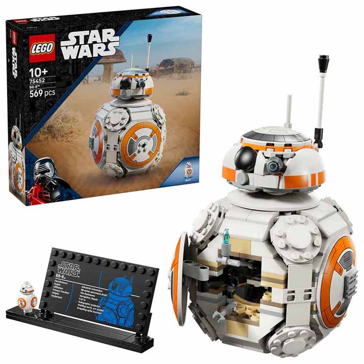 ◇スター・ウォーズ(TM)のホームデコ：おちゃめなBB-8(TM) アストロメク・ドロイド（75452）をおうちに飾ろう◇動きのあるディスプレイ：平らな場所で「BB-8」を動かすと、頭部が不規則に回転します◇とっておきのサプライズ：ボディの...