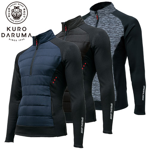 ｜商品名｜中綿インサレーション｜メーカー｜クロダルマ｜品番｜32131｜カラー｜11_ネイビー、49_ブラック、400_迷彩グレー｜サイズ｜M、L、LL、3L、4L｜素材｜ポリエステル100％、袖部分：ポリエステル100％（ベロア）、中綿：...