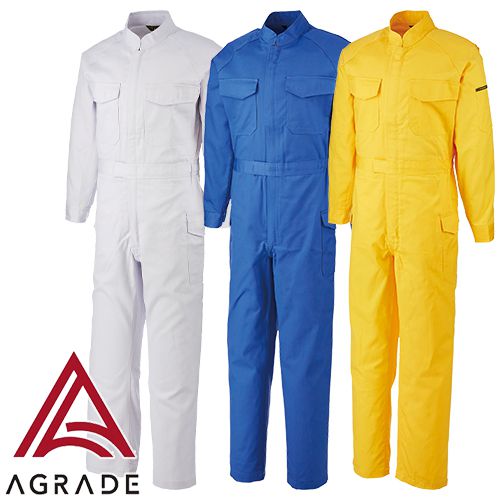 ｜商品名｜パルパー長袖ツナギ服｜メーカー｜アサヒ産業｜品番｜500｜カラー｜001_ホワイト、002_ブルー、004_イエロー｜サイズ｜S、M、L、LL、3L、4L、5L｜素材｜ユニチカパルパー綿70%・ポリエステル40%目付量280g/m...