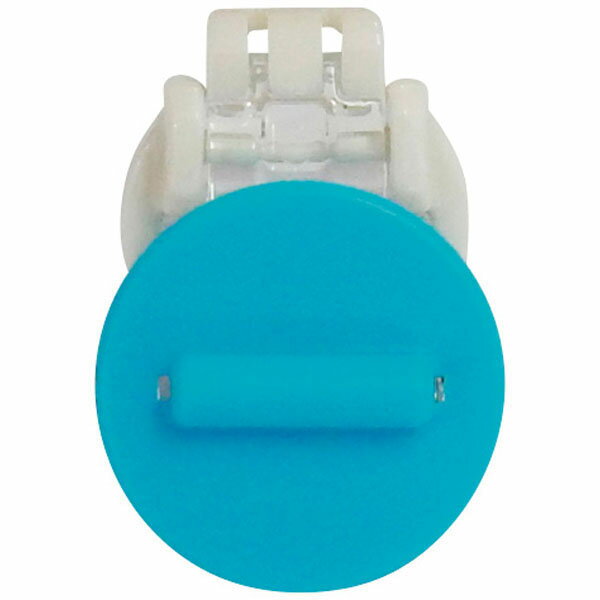 【商品概要】●スカイブルー●1個【サイズ・重量表記】●型式／CNK-BU●寸法／22（幅）×17（奥）×32（高）mm●質量／4g●材質／ポリカーボネート、ポリアセタール、ポリエーテルサルホン●包装数：1／5※ご利用の環境により、実物の色と...