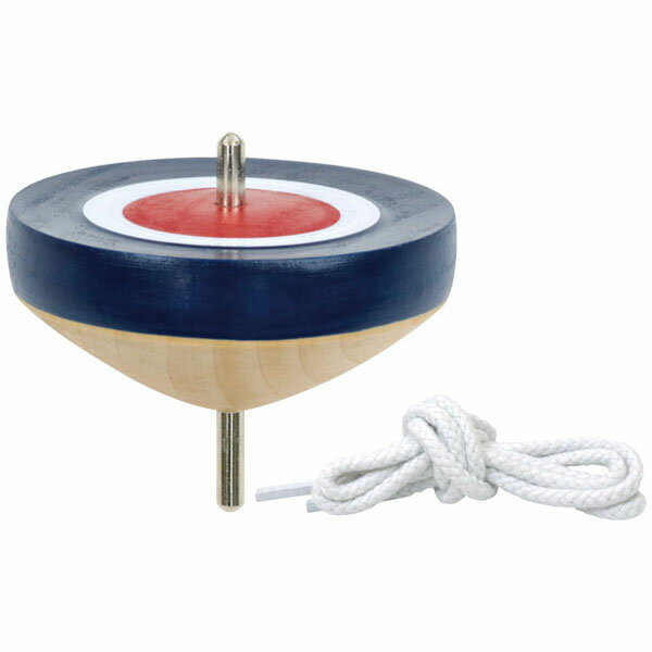 【商品概要】●1個【サイズ・重量表記】●型式／000046330●寸法／本体：62（径）×50（高）mm、ひも径：約4mm×約1.2m●質量／40g●材質／天然木、鉄、ポリエステル、綿、ポリプロピレン●付属品／こまひも●包装数：1／144※...