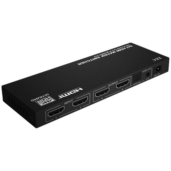 【商品概要】●1個●1台のHDMI入力を2台のモニターに分配出力したり、2台のHDMI入力を切り替えて1台のモニターで表示できます。●4K60Hz HDRの入出力に対応。【サイズ・重量表記】●型式／THD22MSP-4K60●寸法／144（...