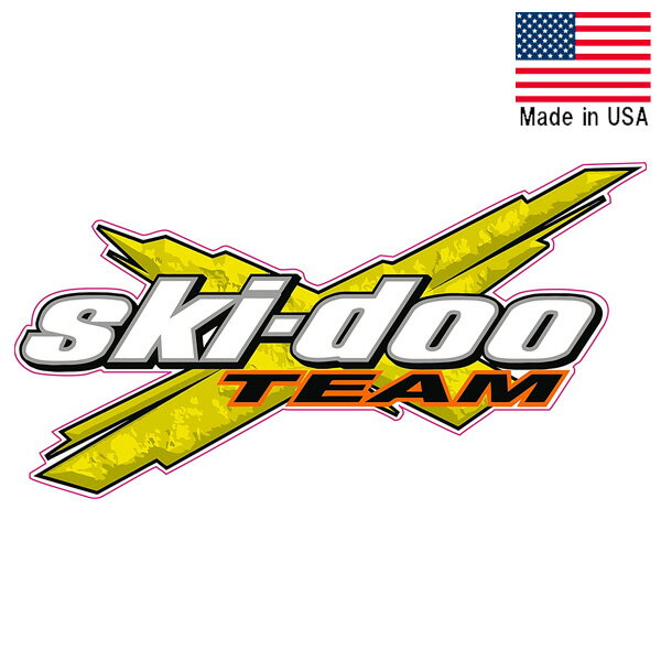 【商品詳細】 ski-doo(スキードゥー) TEAM ステッカー スノーモービルの世界NO.1 ブランド「ski-doo(スキードゥー)」TEAMのステッカーです。屋内外問わずいろいろな場所にお使いいただけます。 【商品仕様】 ・サイズ（...