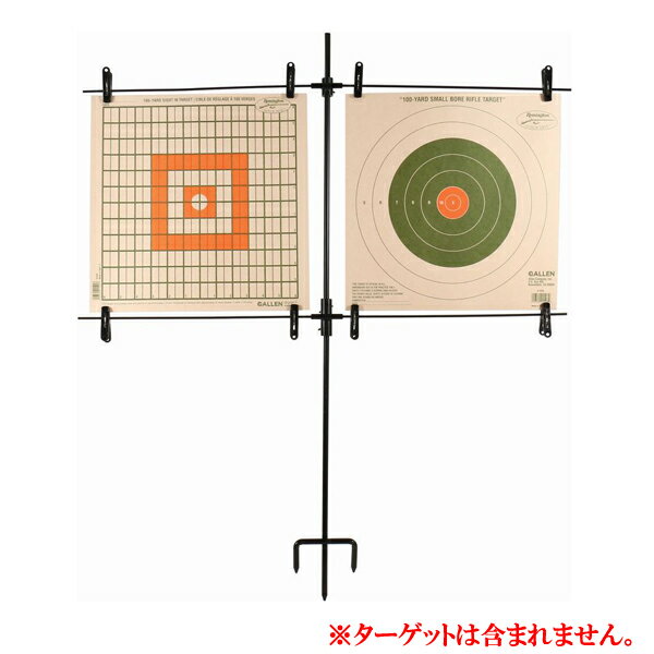 【商品詳細】 「AllenCompany（アレンカンパニー）」社のペーパーターゲットスタンドです。 地面に刺して使用します。ターゲットは付属のクリップで取り付けるだけなので 簡単に準備ができます。ターゲットのサイズは12インチ（約30.5c...